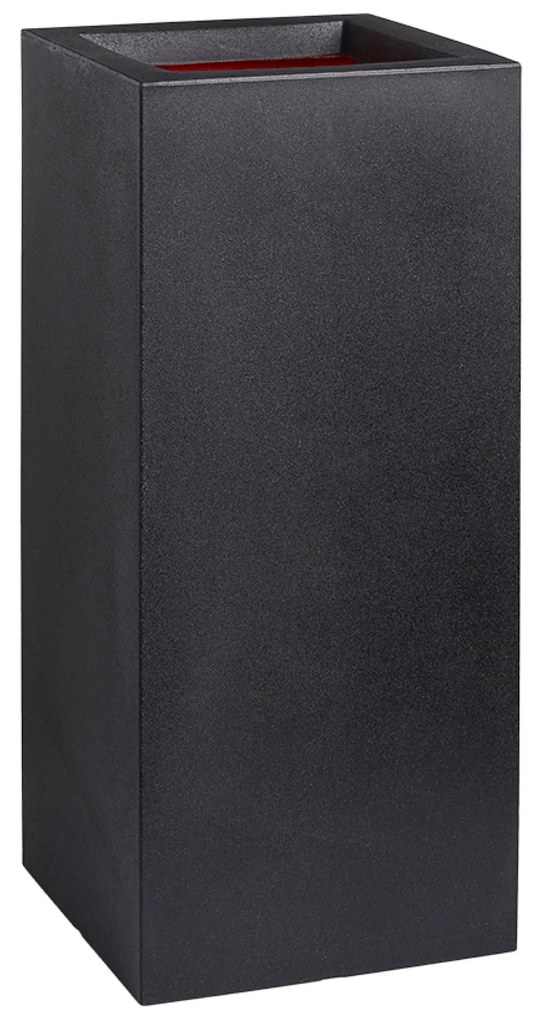 Capi Urban Smooth NL Planter Rectangle Black V 79 cm / D 36 cm