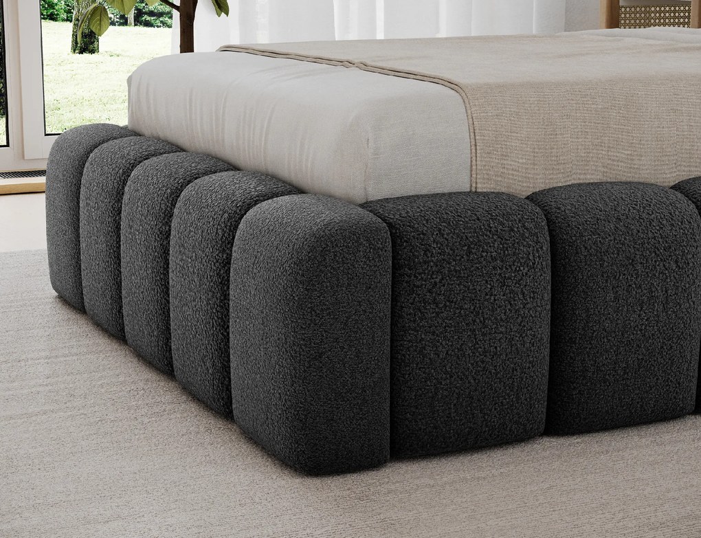 Postel Lamica 90x200 + Dřevěný rám/Standardní zdvih/kontejner