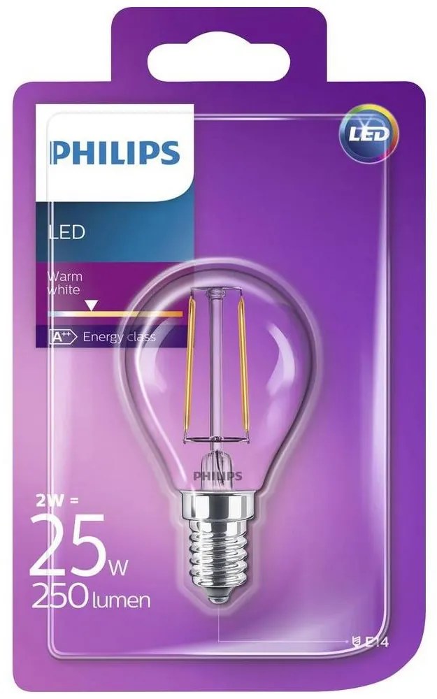Philips LED Žárovka Philips VINTAGE E14/2W/230V 2700K P4197