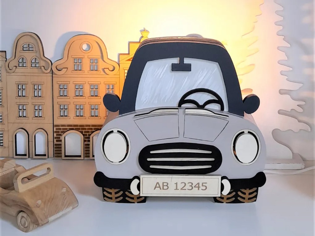 Makuto Art Lampa do dětského pokoje AUTO Zvolte variantu: Osvětlení za autem