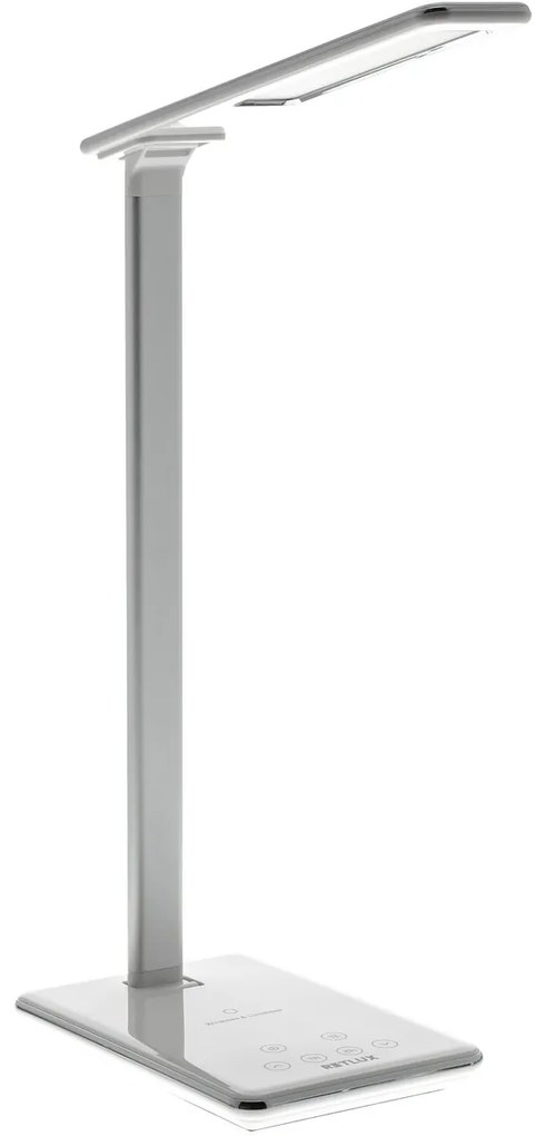 Retlux RTL 198 Stolní LED lampa s Qi dobíjením bílá, 5 W, 250 lm