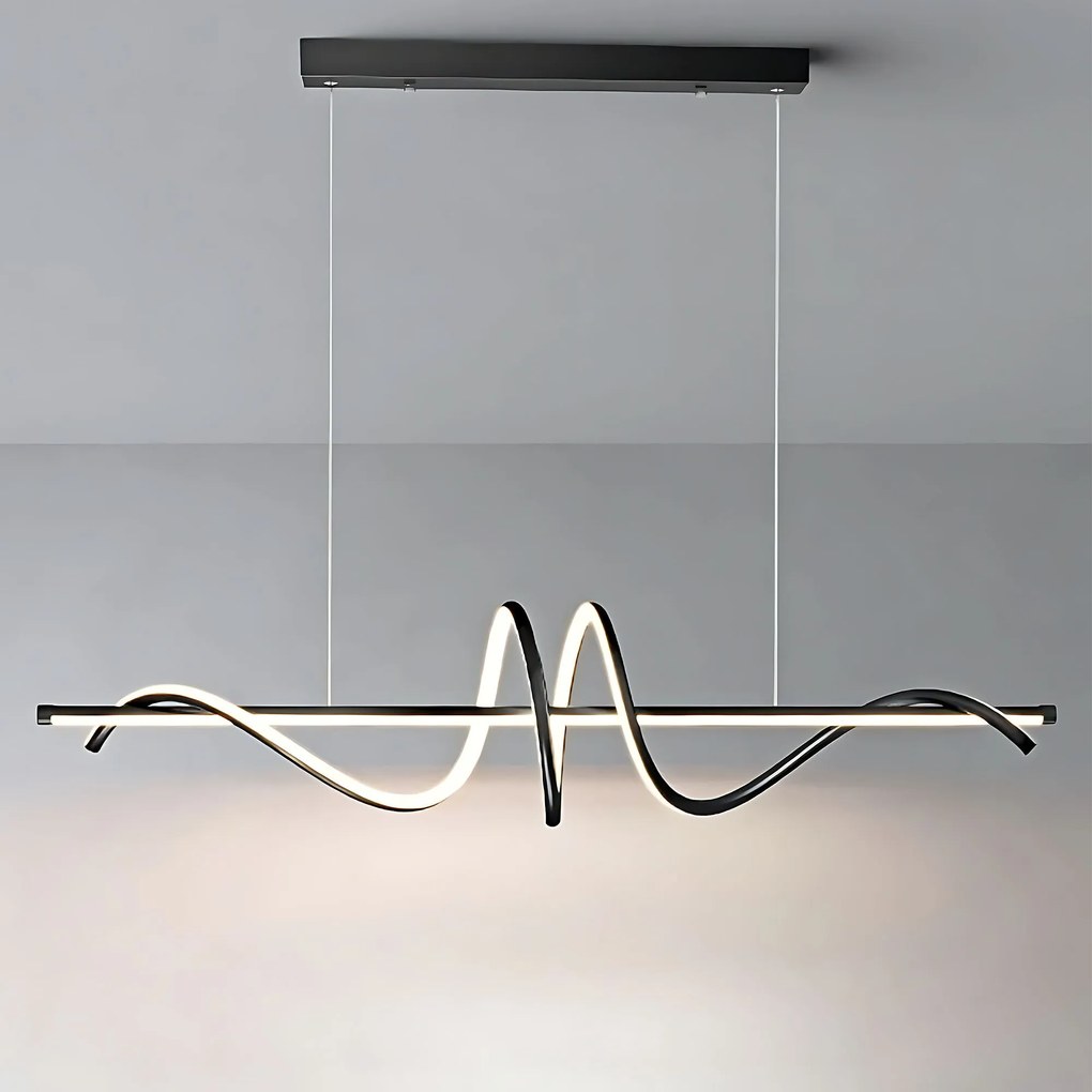 Toolight Závěsné LED osvětlení Modern D24 LHJ023-CP 120 cm černé