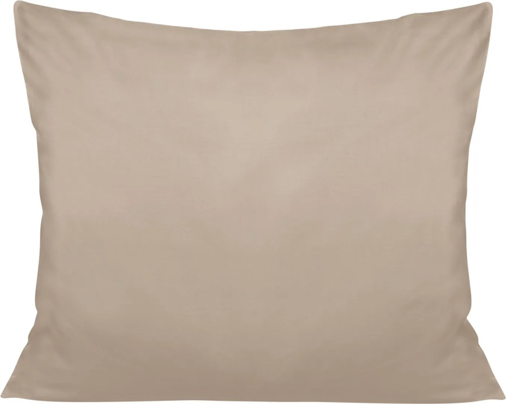 SATÉNOVÝ DEKORAČNÍ POVLAK NA POLŠTÁŘ SATYNLOVE 40X60 CM TMAVĚBÉŽOVÁ