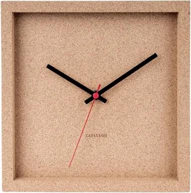 Nástěnné hodiny Corky, 25x25 cm, korek