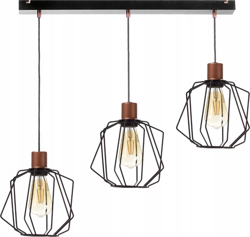 Moderní závěsná lampa Loft Industrial E27 Edison Led