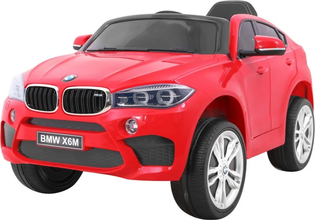 Ramiz Dětské elektrické autíčko BMW X6M - červené SUV + dálkové ovládání