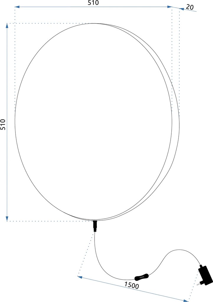 Toolight Toolight, LED nástěnné svítidlo APP1408-W, přírodní hnědá, OSW-08639