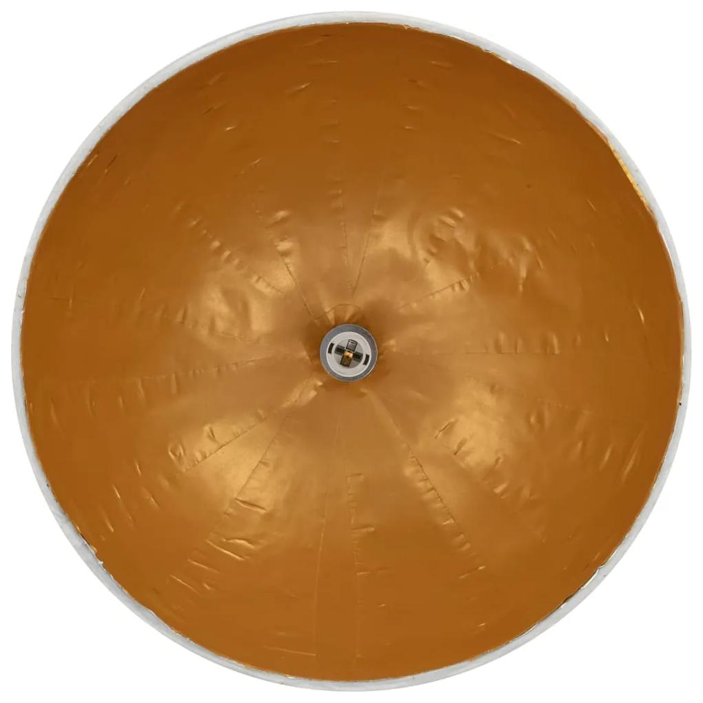 Závěsné svítidlo bílo-zlaté Ø 50 cm E27,  50936
