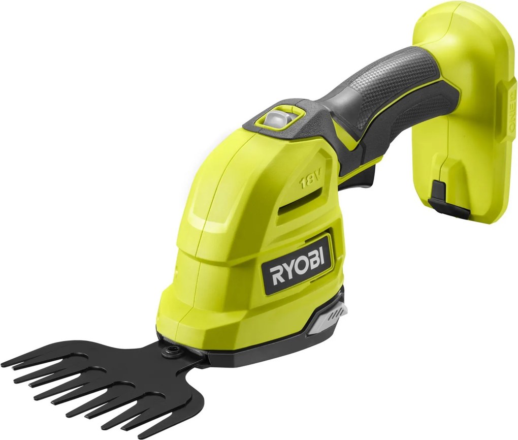 Ryobi RY18GSA-0 18V ONE+ nůžky na trávu/zastřihávač trávy a keřů 2v1 odolné nože z oceli 20 cm