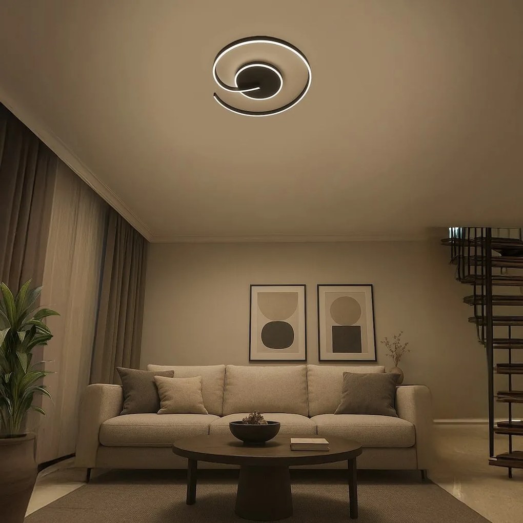 Stropní LED svítidlo Lorenzo, 1x LED 22w, 4000k, b