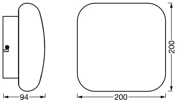 Ledvance-LED Stmívatelné koupelnové svítidlo SMART+ AQUA LED/12W/230V IP44 Wi-Fi
