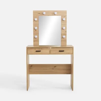 Toaletní stolek s osvětlením EMMA dub artisan