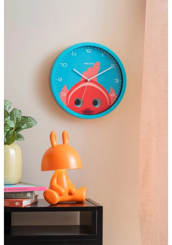 Dětské hodiny ø 31 cm Peekaboo Goldfish – Karlsson