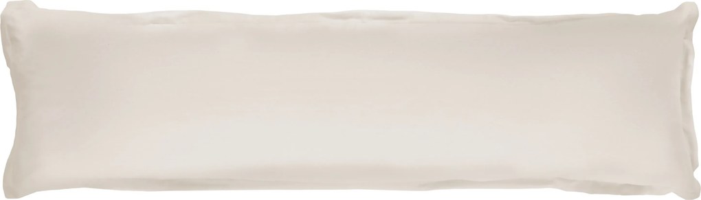 Livarno® Potah na polštář z mikrovláknitého saténu, 40 x 145 cm (krémová)