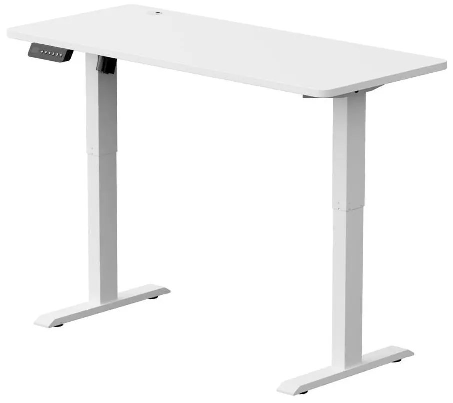 Milagro Výškově nastavitelný psací stůl LEVANO 140x60 cm bílá MI2339