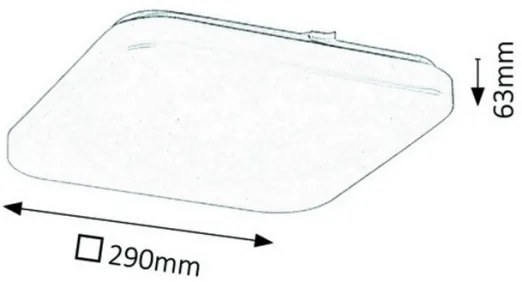 Rabalux 3340 - LED Stropní svítidlo ROB LED/20W/230V