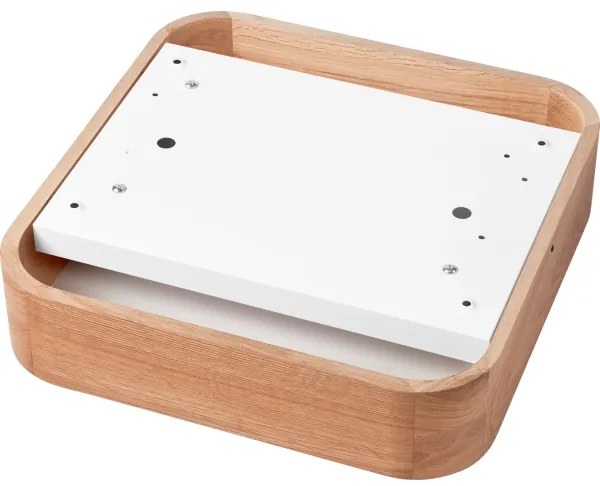 Stropní svítidlo OAK SQUARE 2xE27/15W/230V 35x35 cm dub