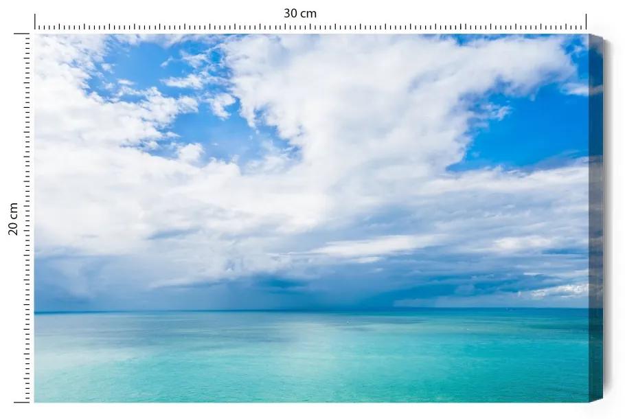 Obraz Azurové Moře A Nebe Nedostatek Nedostatek Plátno Canvas 70x50