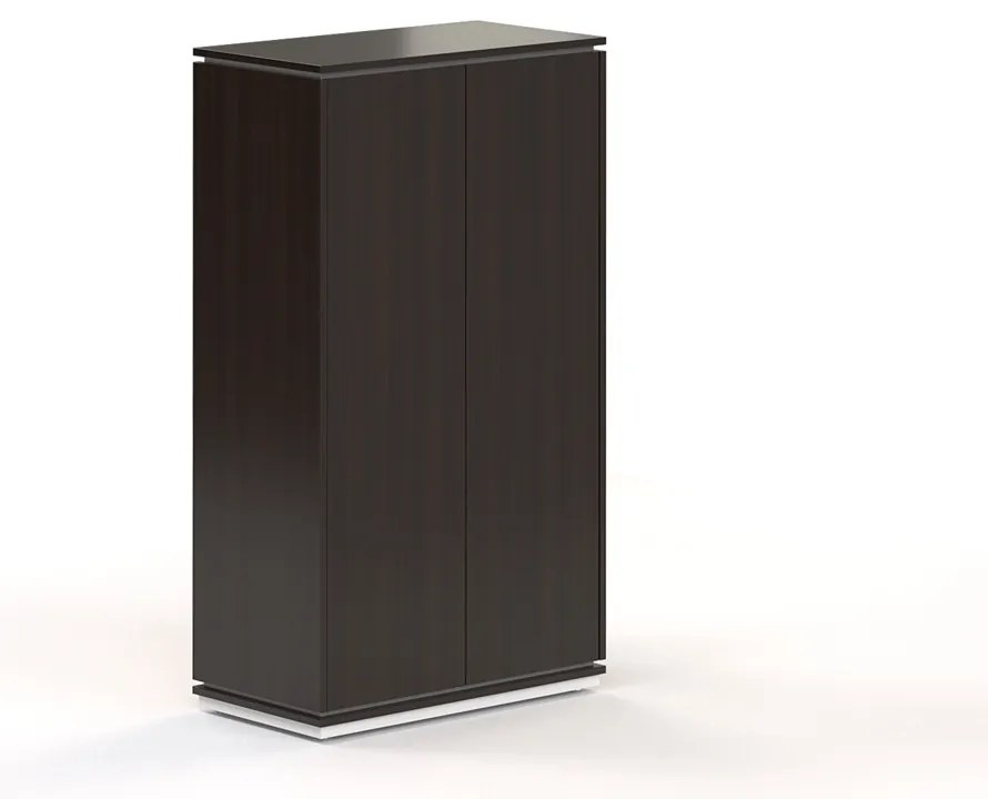 Vysoká šatní skříň Creator 83,2 x 44,5 x 150,7 cm, bílá / wenge