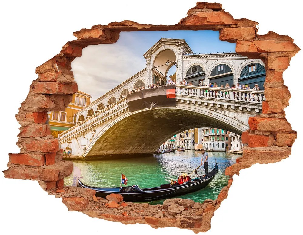 Wallmuralia Nálepka fototapeta 3D výhled Benátky Itálie 90x70 cm