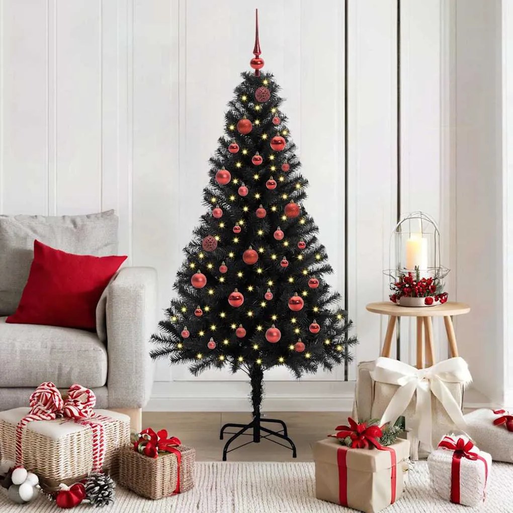 Vánoční stromeček Černá 150 cm PVC 3396465