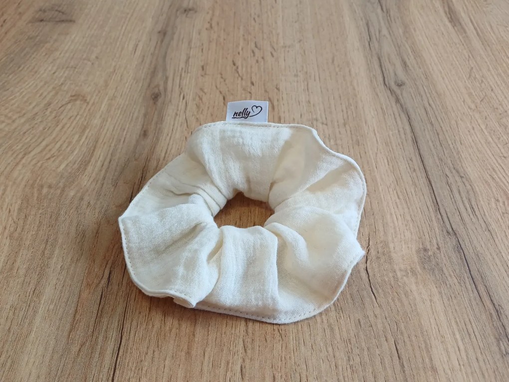 Mušelínové gumičky do vlasů Barva: Jahodová