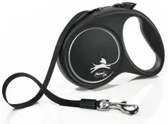 flexi-Bogdahn International GmbH & Co KG Vodítko FLEXI Black Design L pásek 5m/50kg stříbrná