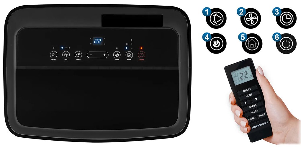Klimatizace 14000 BTU Berdsen BD-581 s energetickou účinností a moderním designem