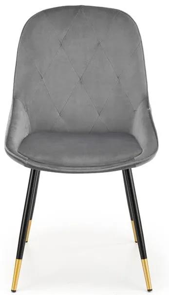 HALMAR K437 židle šedá