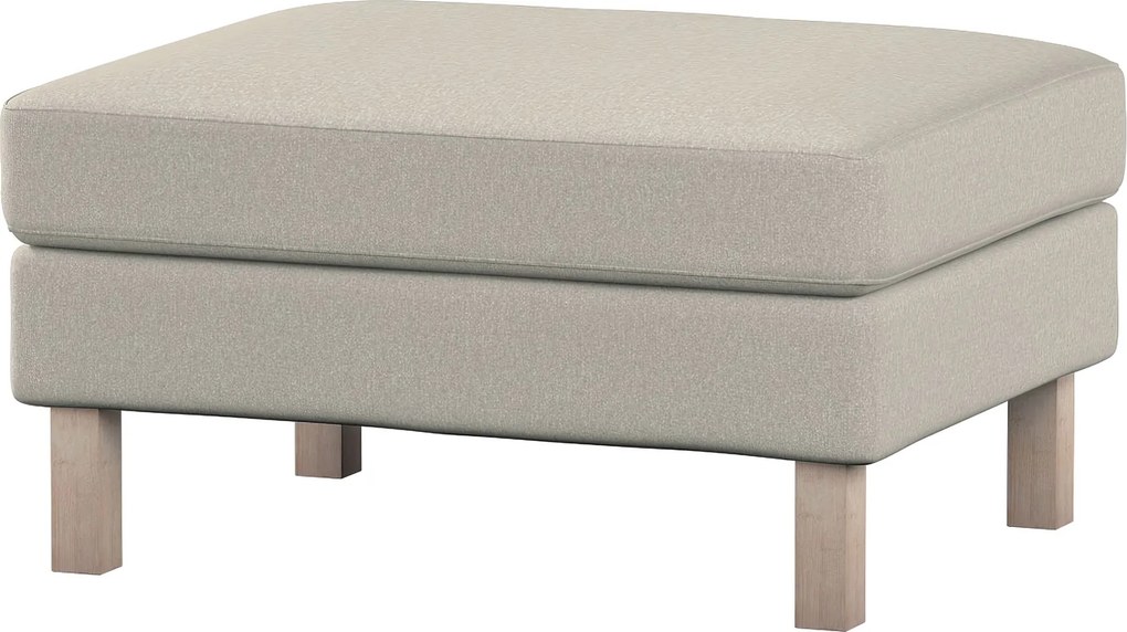Potah na podnožku IKEA Karlstad barva béžová látka pletený vzor