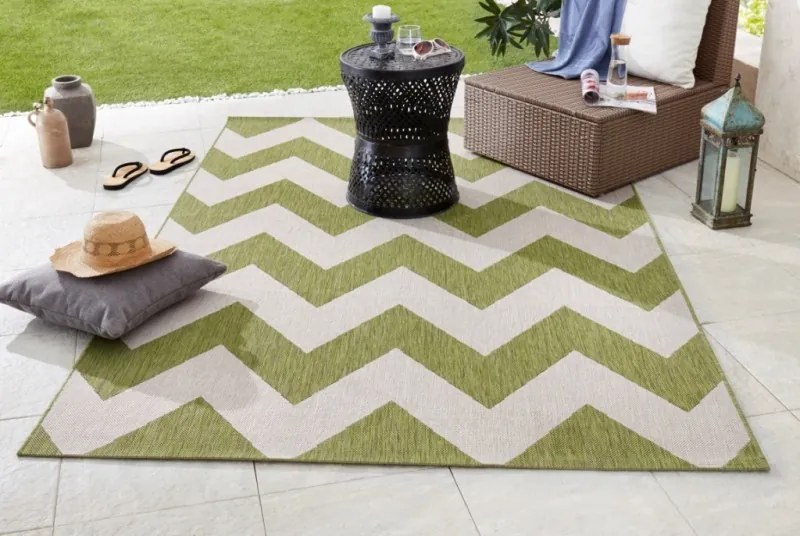 Hanse Home Collection koberce Kusový koberec Meadow 102736 grün/beige – na ven i na doma - 120x170 cm
