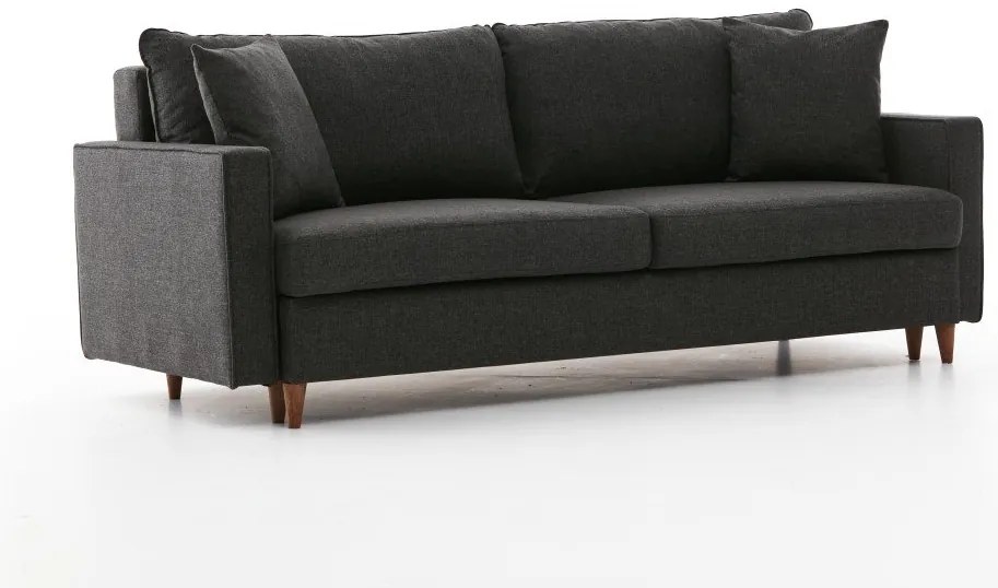 Hanah Home Třímístná pohovka EVA antracitová