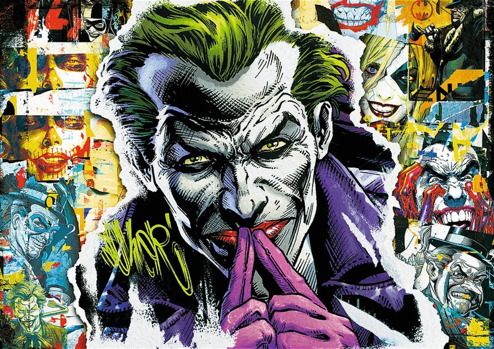 TREFL PUZZLE PREMIUM Batman Villains: Joker 68x48cm 1000 dílků tr10836