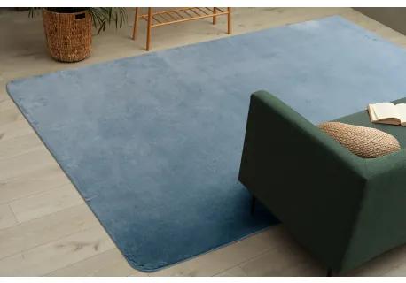 Kusový koberec pratelný POSH Shaggy, plyšový, tlustý, protiskluzový, modrý velikost 120x160 cm | krásné koberce cz
