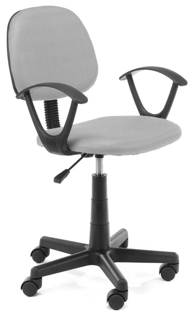 Dětská židle CLASSIC na kolečkách šedá/černá