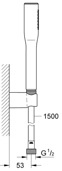 GROHE 27369000 - Sprchový set EUPHORIA COSMOPOLITAN STICK 1500 mm lesklý chrom