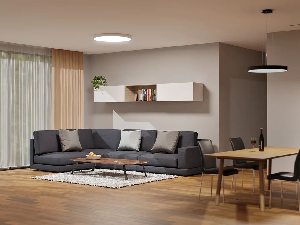 Led2 Stropní LED svítidlo MONO SLIM ø 40 cm Barva: Bílá, Stmívání, řízení: ON/OFF