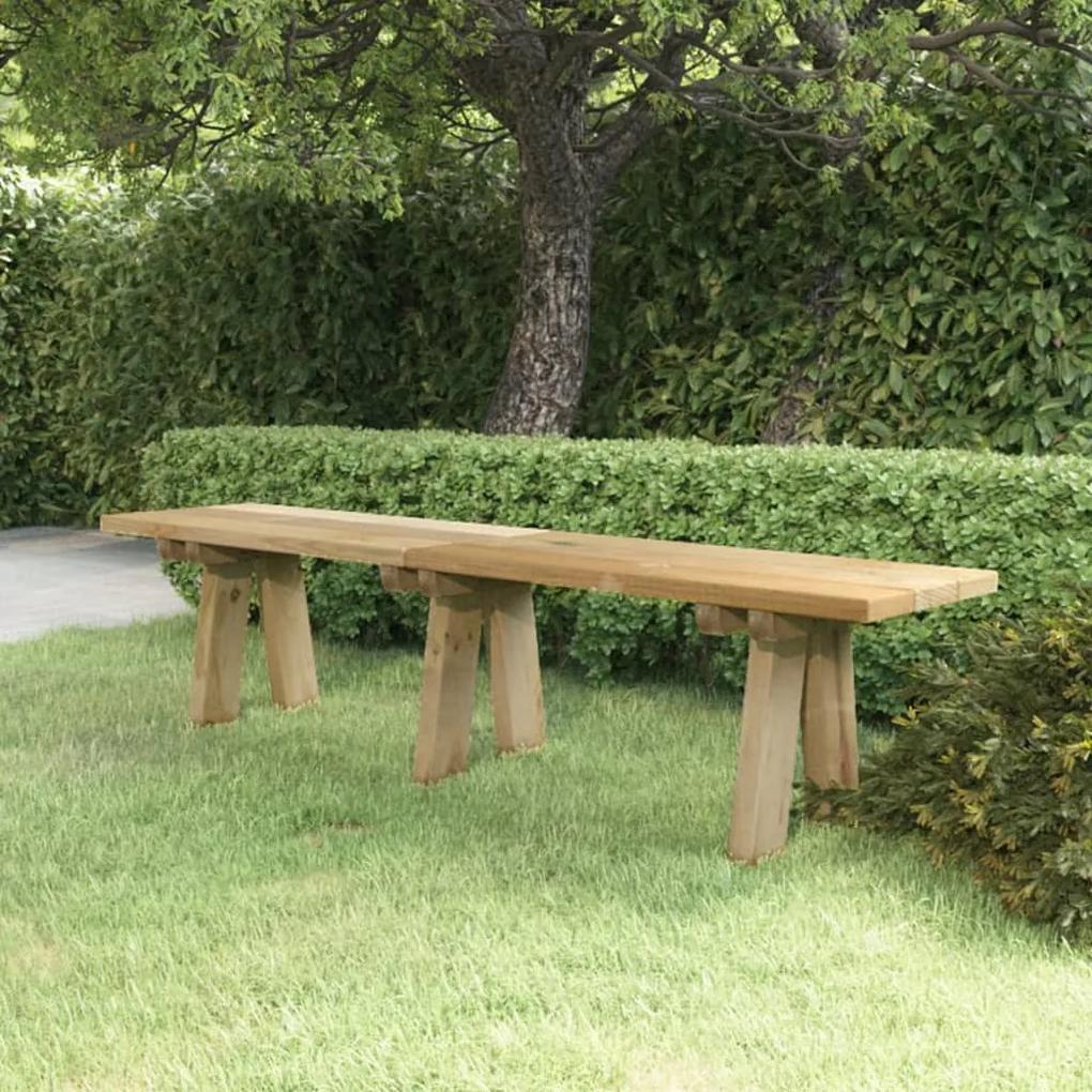 318174 vidaXL Zahradní lavice 160 cm impregnované masivní borové dřevo