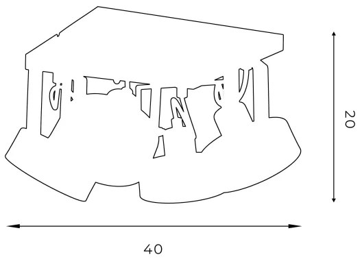 Bodové svítidlo VIVA 4xGU10-AR111/15W/230V