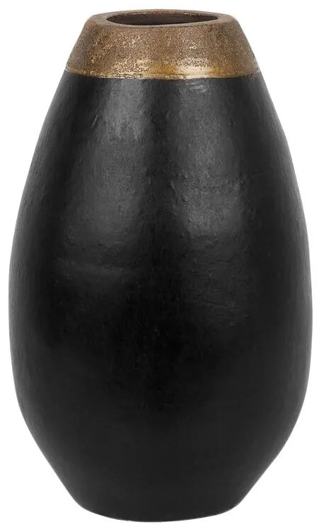 Dekorativní váza černá CORIA Beliani