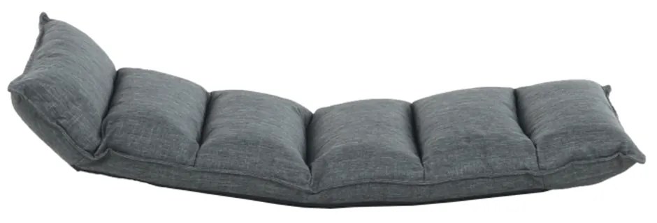 Relaxační křeslo, látka šedá, LOTA NEW