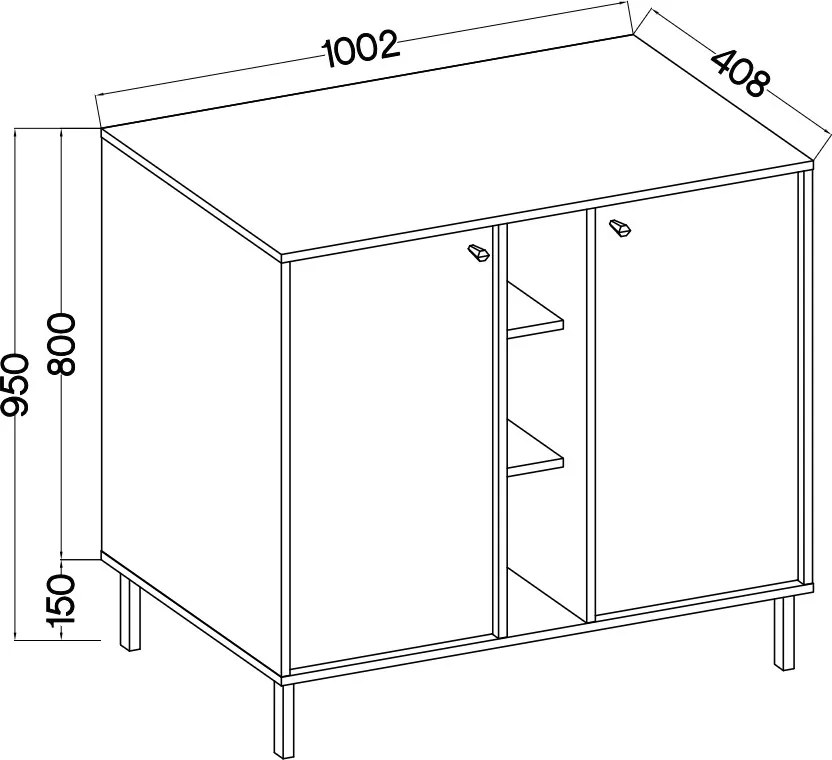 Falco Komoda Tomila 822/2 písková béžová
