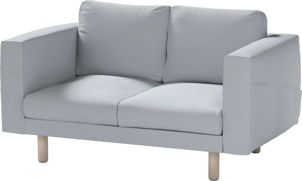 Potah na pohovku IKEA Norsborg 2-místná barva šedá látka pletený vzor