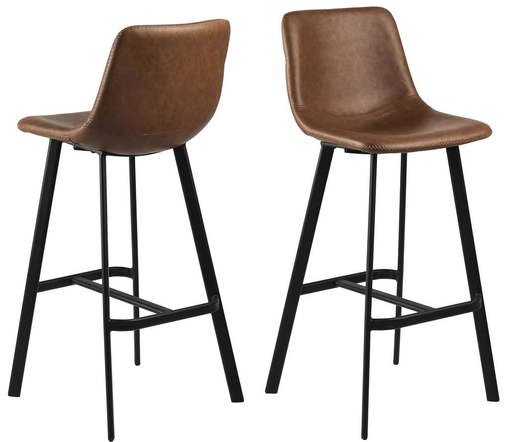 ACTONA Sada 2 ks Barová židle Oregon 50 × 46,5 × 103 cm