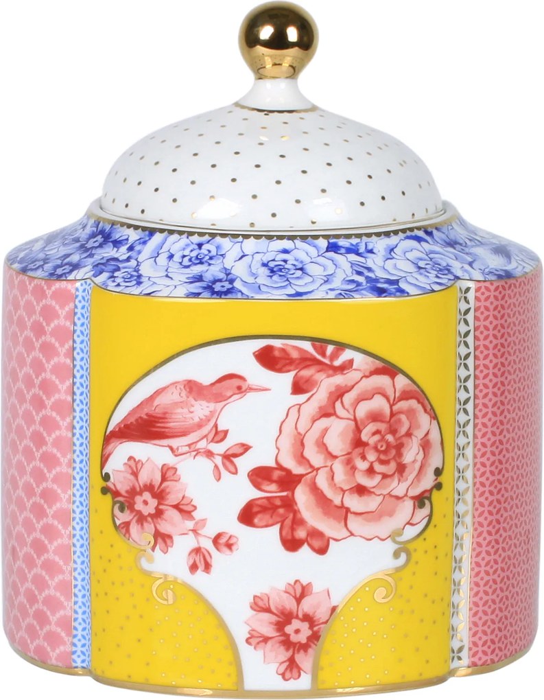 Pip Studio Royal Multi porcelánová dóza 1,75l, barevná (porcelánová dóza)