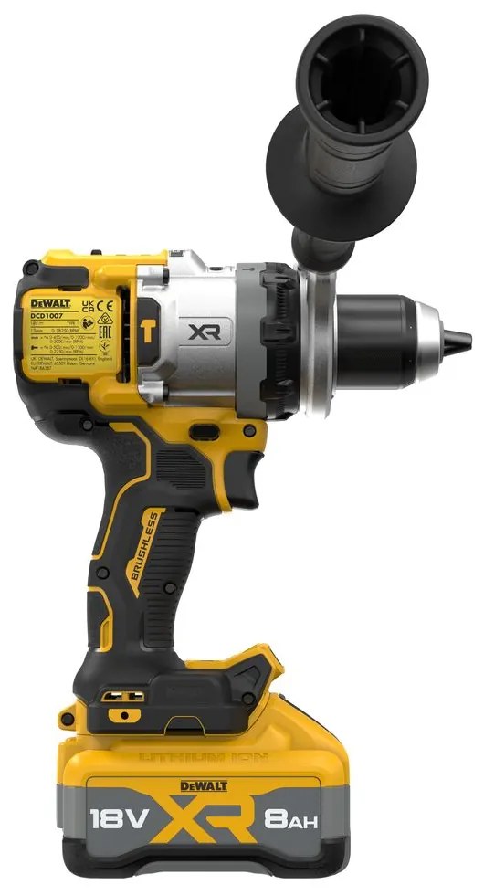 AKU příklepová vrtačka 18V XR DeWALT DCD1007WW1T 1x8Ah