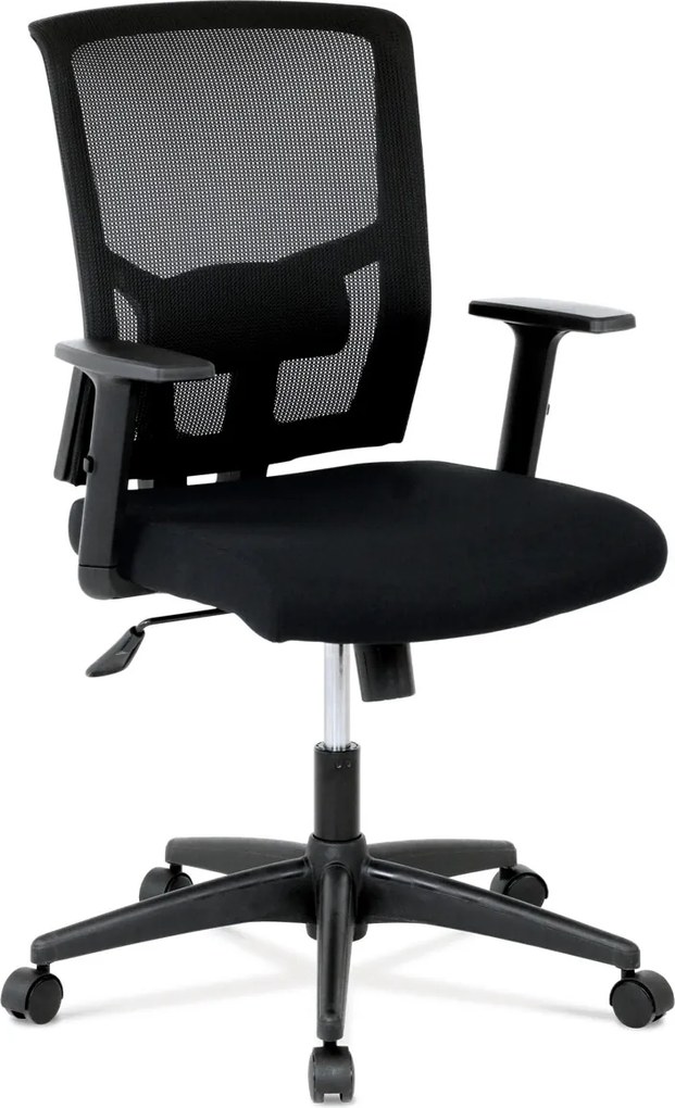 Ergonomická kancelářská židle VALERIO - černá síťovina