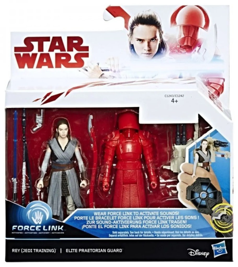 Star wars episoda 8 force link 9,5cm figurky s doplňky rey a elite praetorian guard