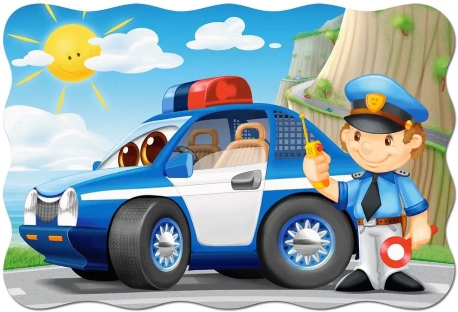 Castorland puzzle policejní hlídka maxi 20 dílků