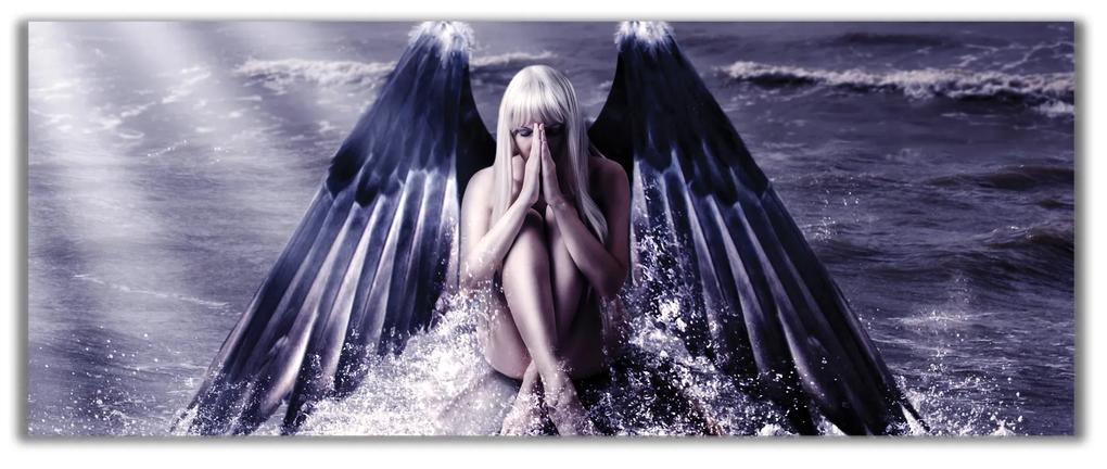 Malvis ® Obraz Modlitba andělům Velikost: třídílný obdélník - 120x80 cm